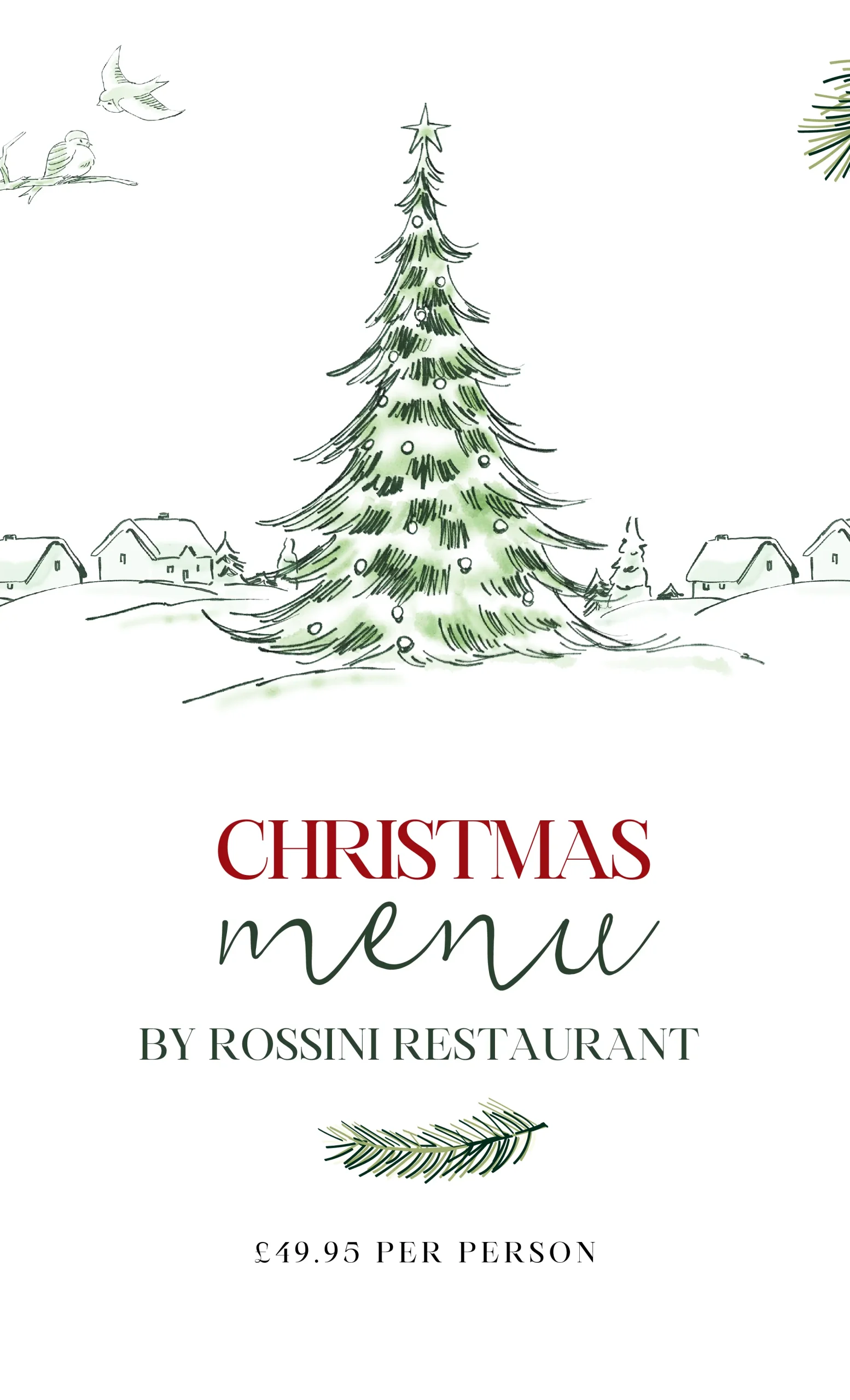 CHRISTMAS MENU – Rossini Restaurant Gatley